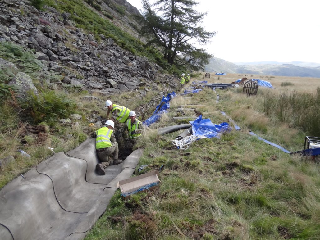 Channel Lining at Greenside Mine | Concrete Canvas®