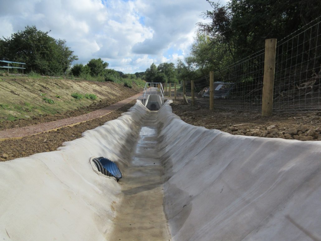 Channel Lining in Yeovil, UK | Concrete Canvas®