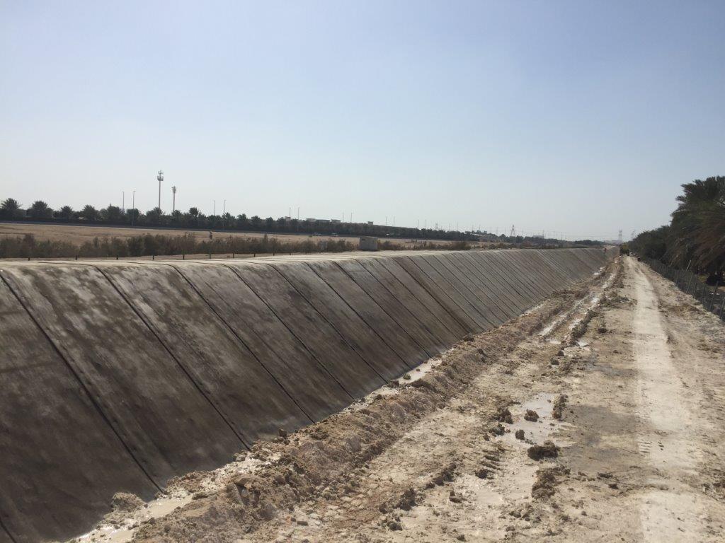 Berm Lining - Concrete Canvas
