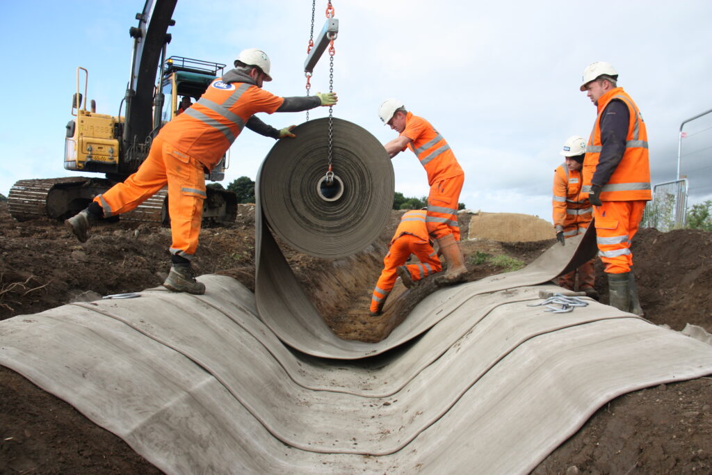 CC Channel Lining | Corbridge, N. England, UK - Concrete Canvas