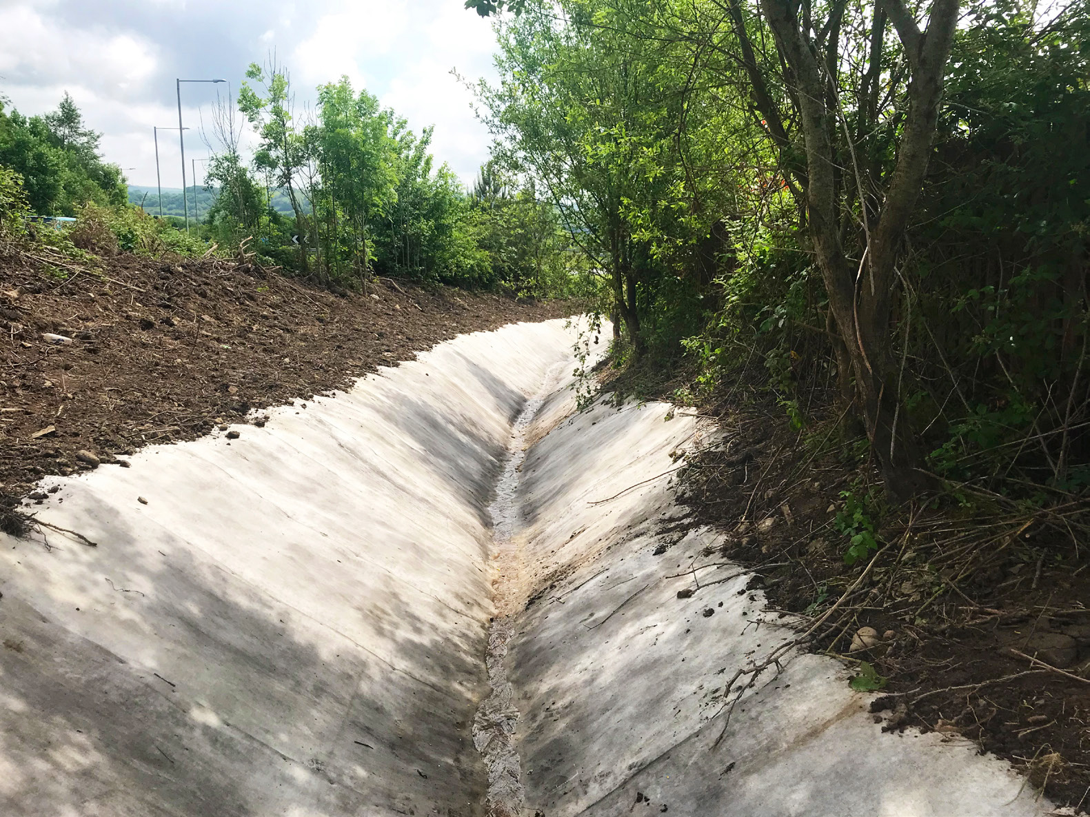 Channel Lining - Concrete Canvas