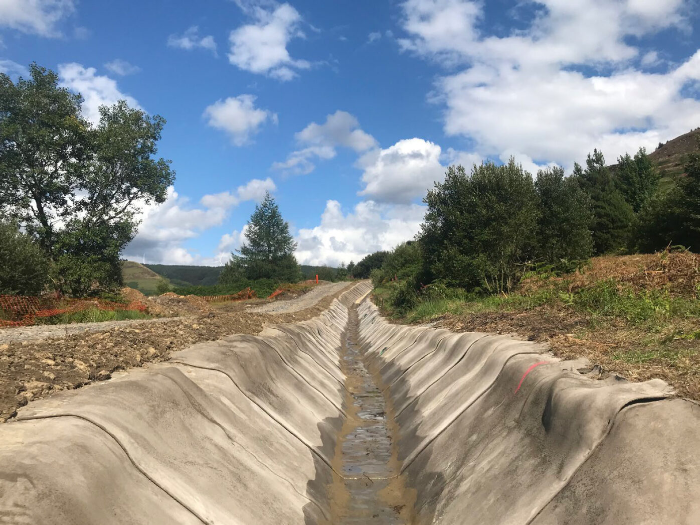 Channel Lining - Concrete Canvas