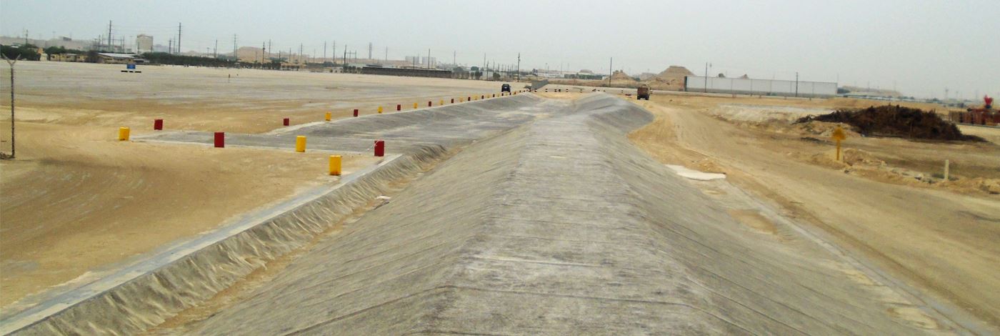 Bund Lining - Concrete Canvas®