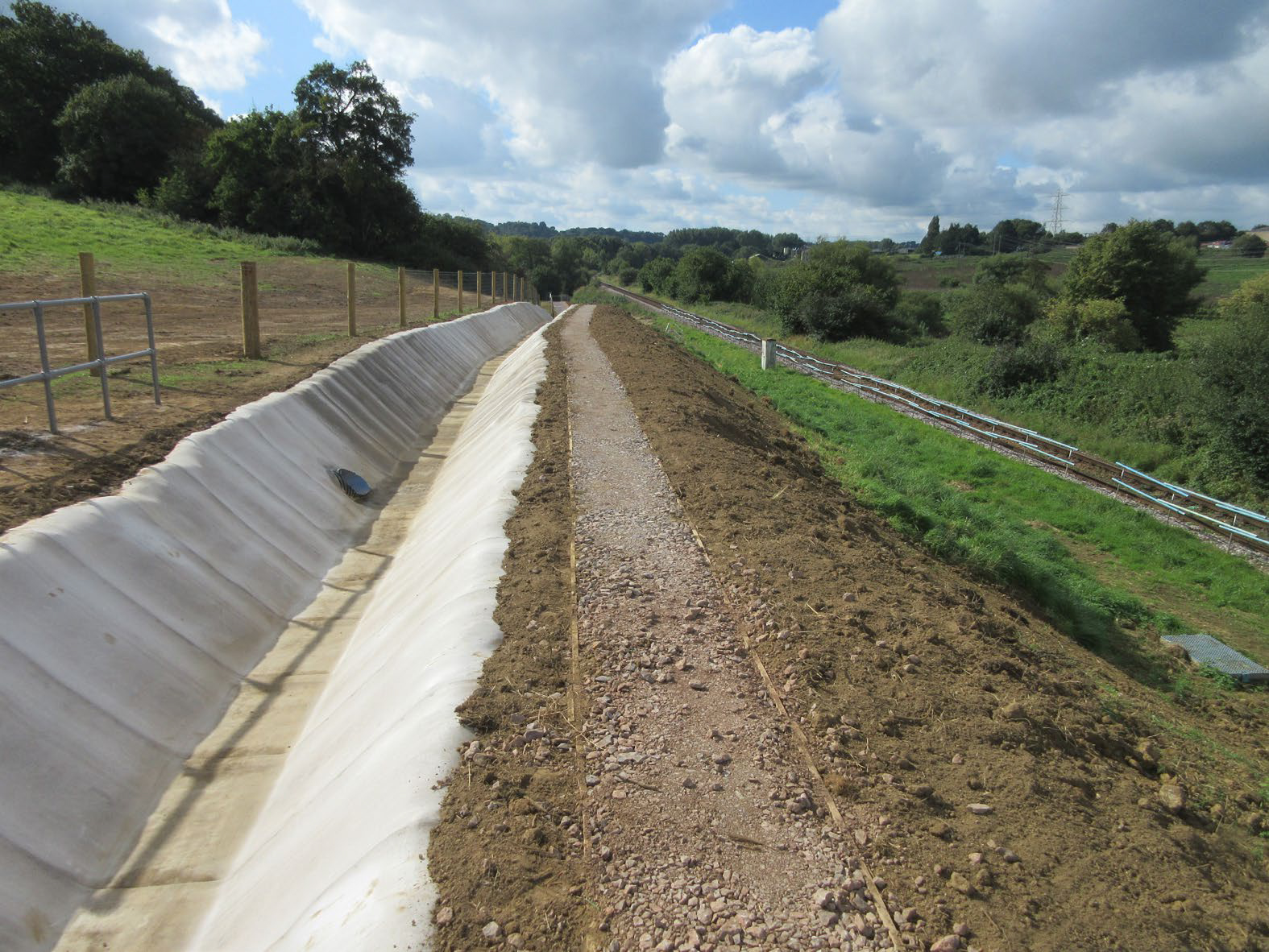 Channel Lining - Concrete Canvas