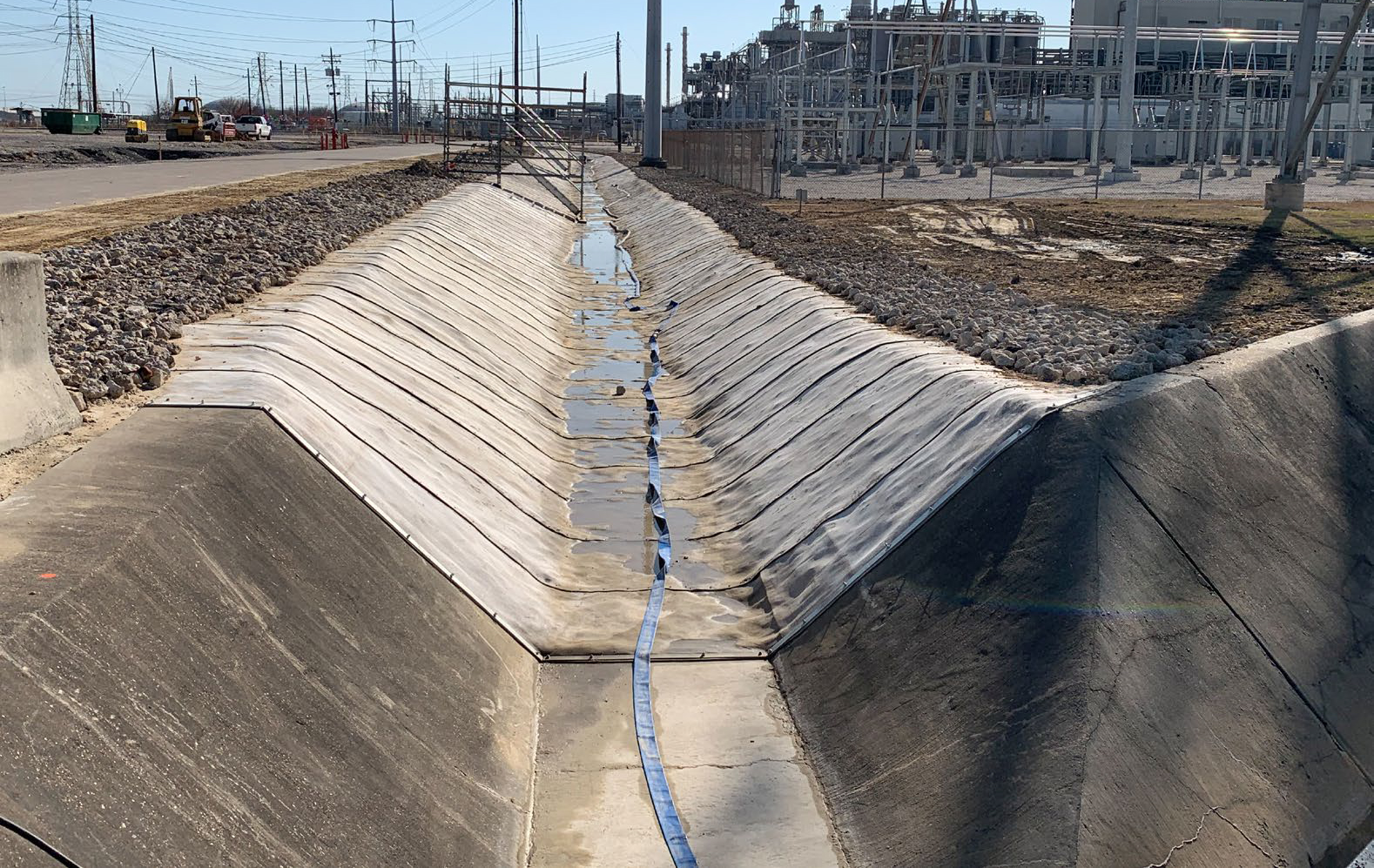CCUSA CC Ditch Lining | Pasedena, TX - Concrete Canvas