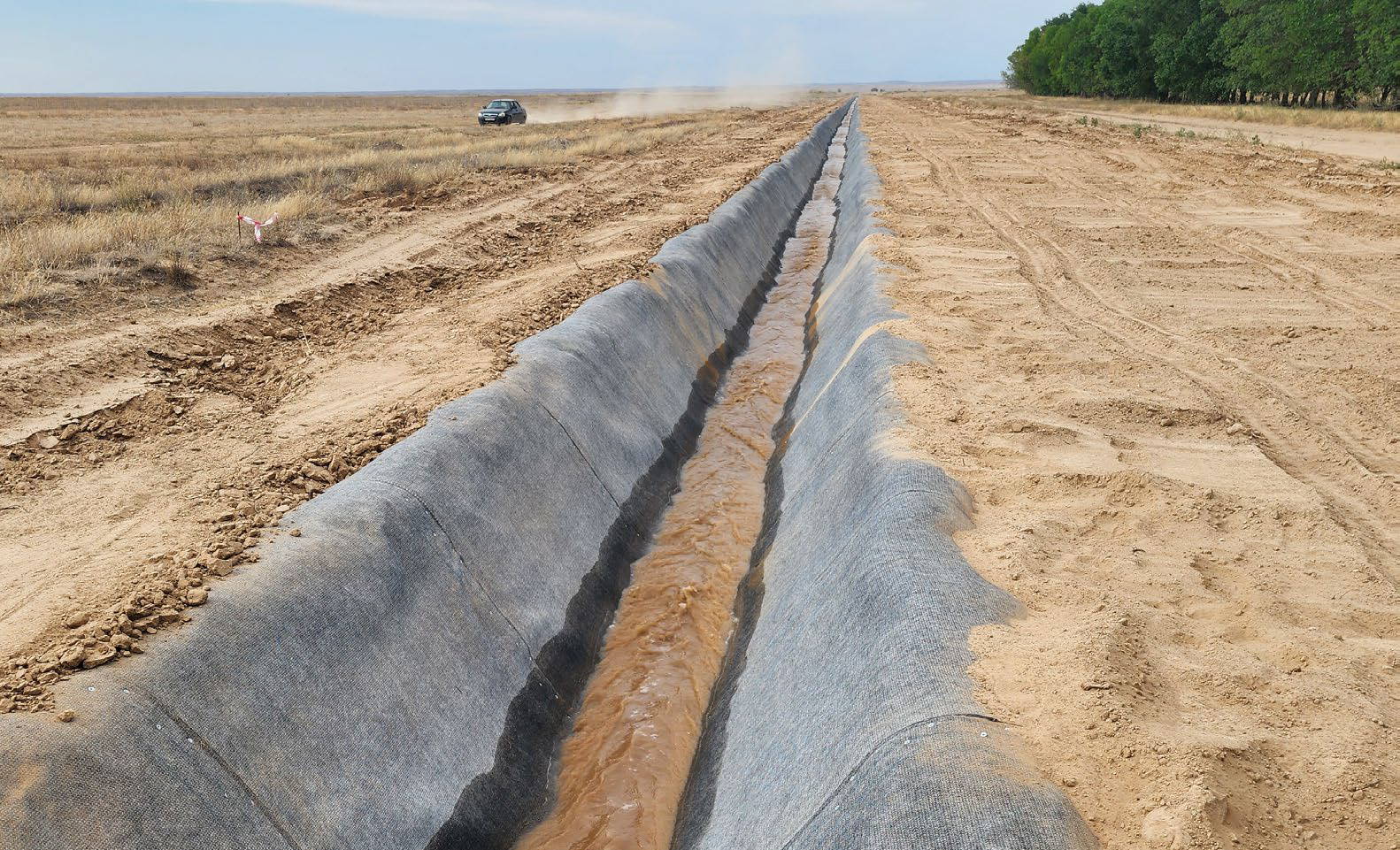 Channel Lining - Concrete Canvas