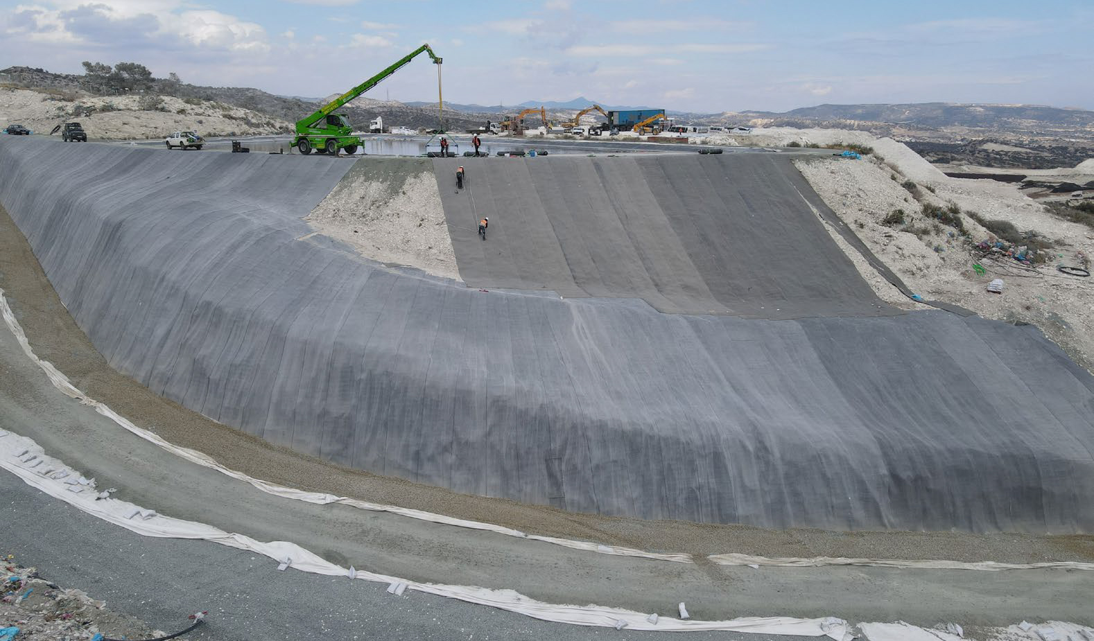 Slope Protection - Concrete Canvas